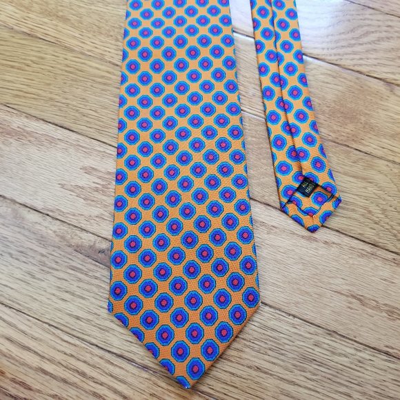 Ben Silver | Accessories | Ben Silver Cravate Medallion Pattern Silk ...